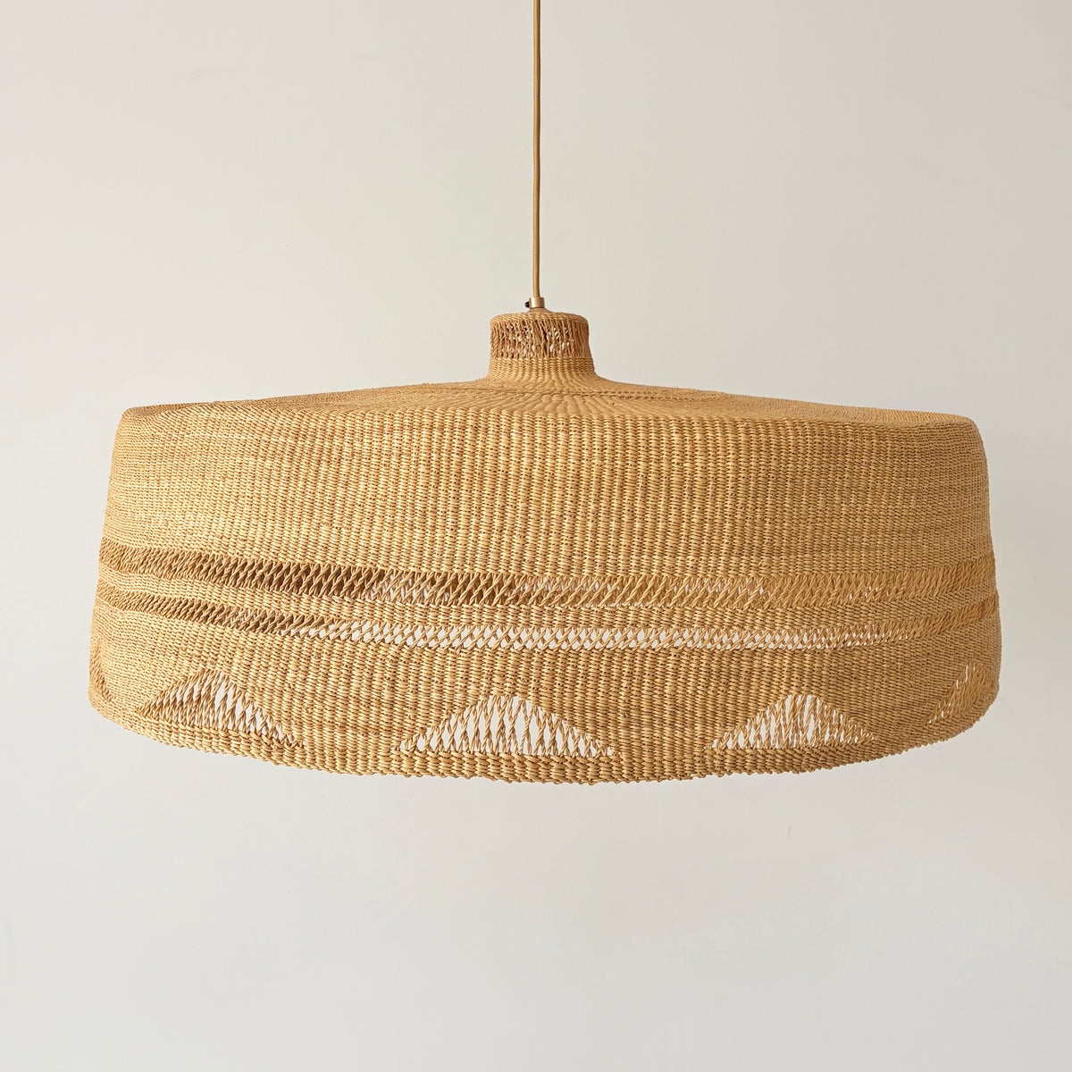 Shadow XL Pendant Lamp | Handwoven Straw Lighting by Golden Editions ...